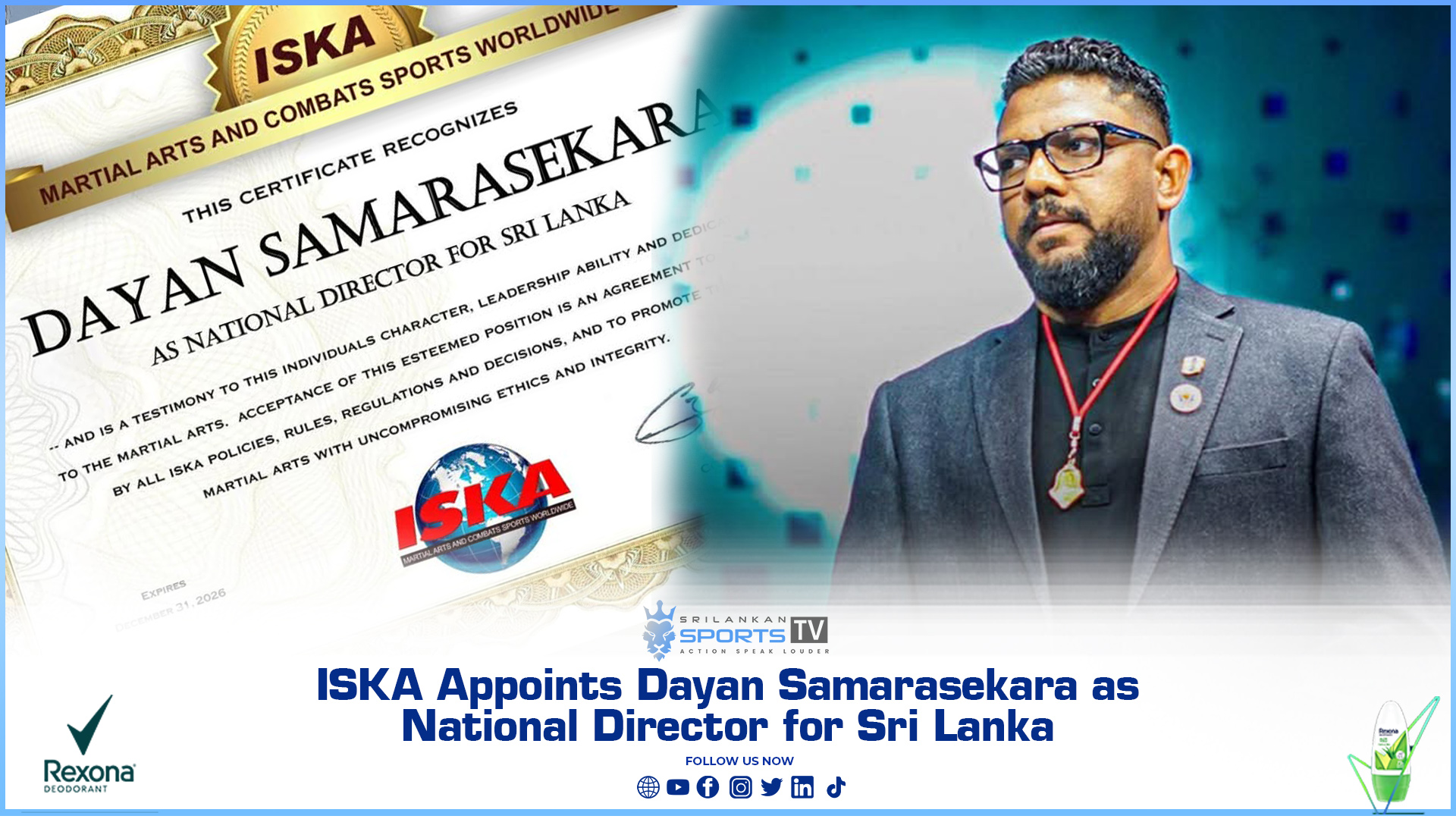 ISKA Appoints Dayan Samarasekara as National Director for Sri Lanka ...