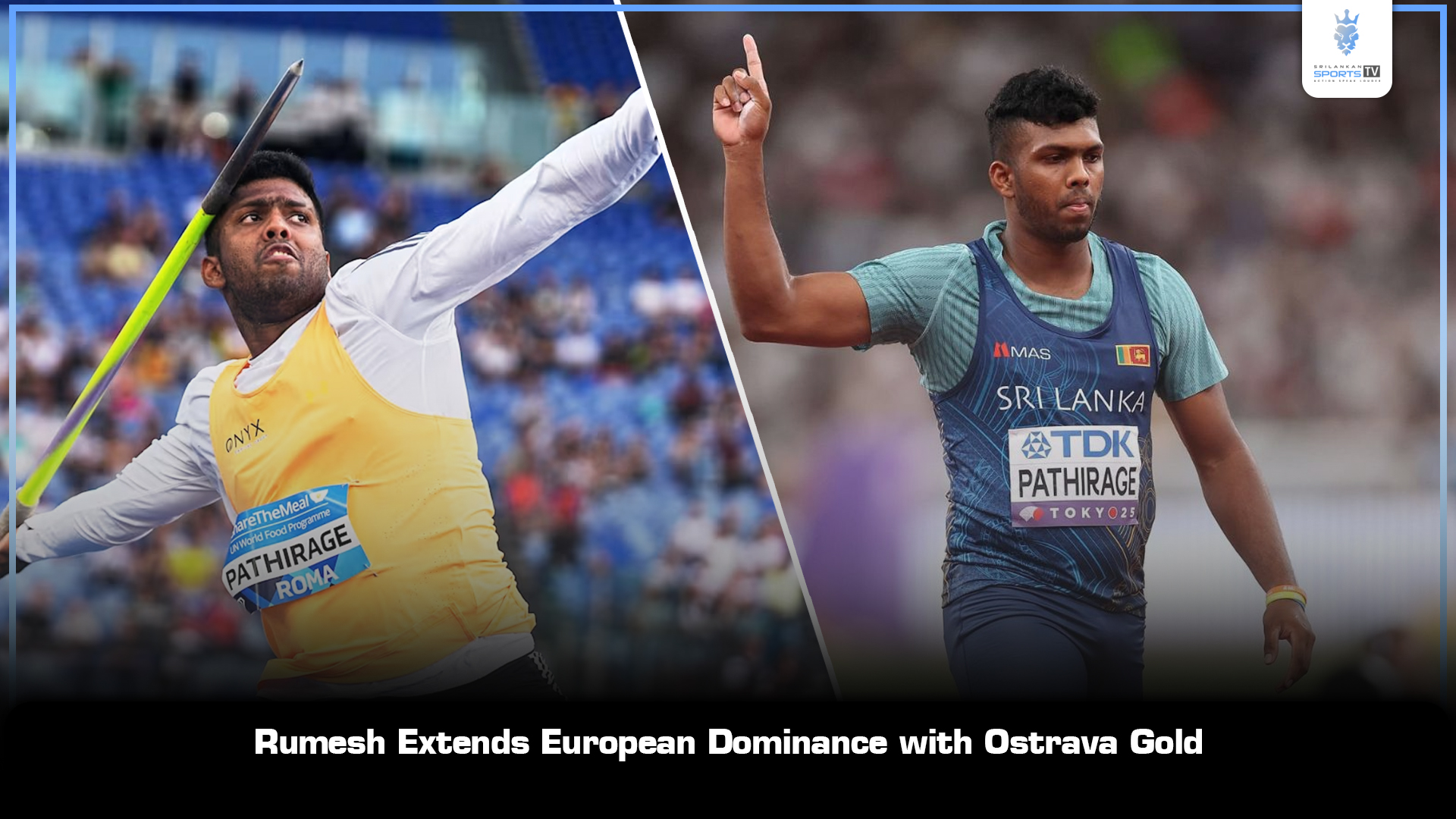 Rumesh Extends European Dominance with Ostrava Gold | Sri Lankan Sports TV